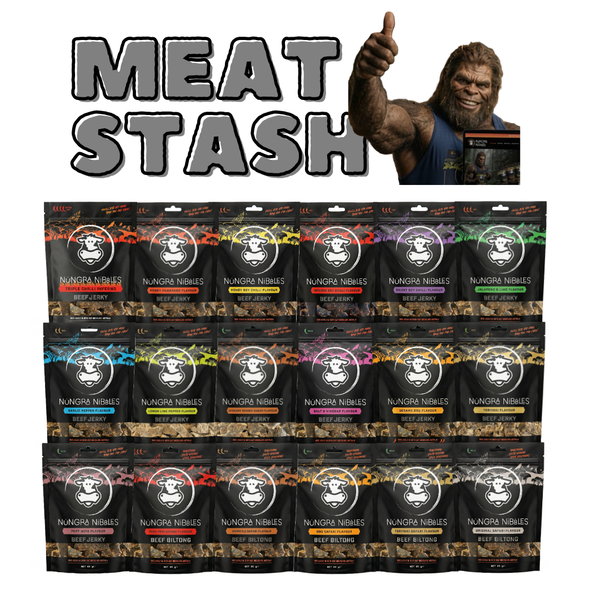 Full Meat Stash | All Nungra Nibbles Jerky & Biltong Flavours