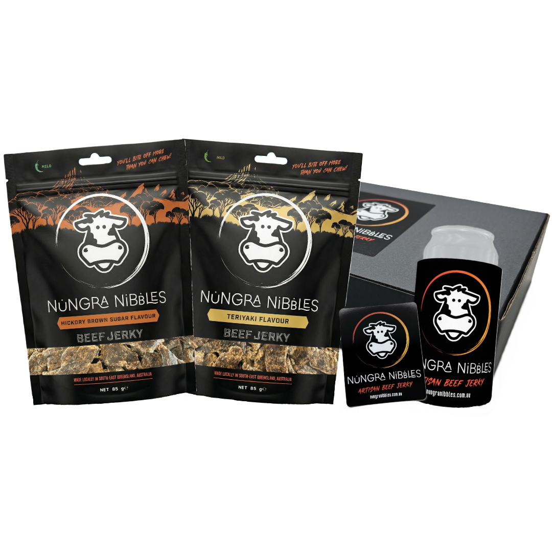 Teriyaki & Hickory Brown Sugar Beef Jerky Gift Pack – Perfectly ...