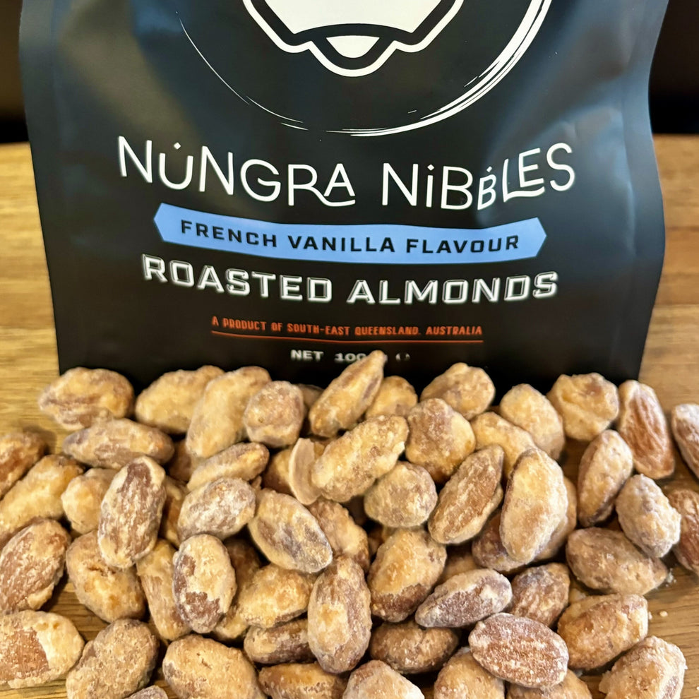 Premium Vanilla Roasted Almonds – A Luxurious Snack Experience – Nungra ...