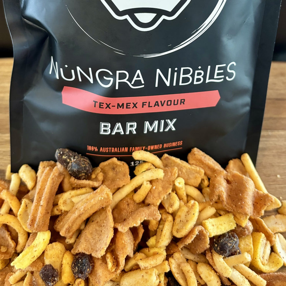 Spicy Tex-Mex Bar Mix – Bold, Savoury & Spicy Snack Medley – Nungra Nibbles